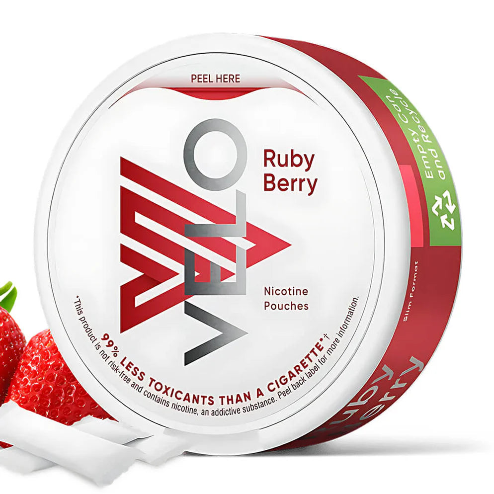 Velo Ruby Berry Nicotine Pouches — Vape Sites
